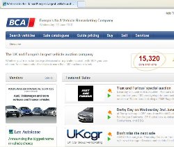 BCA launches new website for UK dealers
