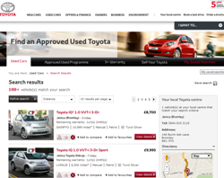 Toyota revamps used car locator | Motor Trader