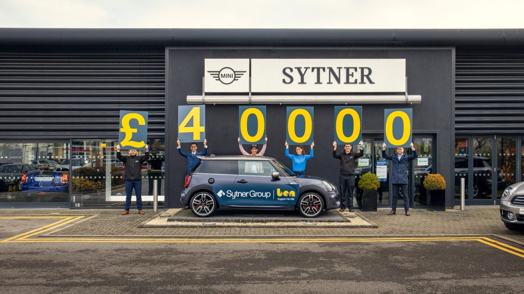 Sytner donates £40,000 to motor industry charity Ben | Motor Trader