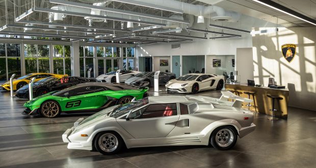 Lamborghini shows off new showroom design | Motor Trader