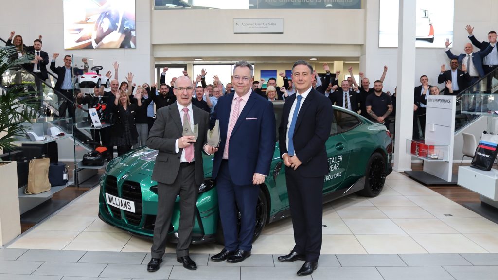 BMW UK CEO visits Retailer of the Year Williams Rochdale | Motor Trader