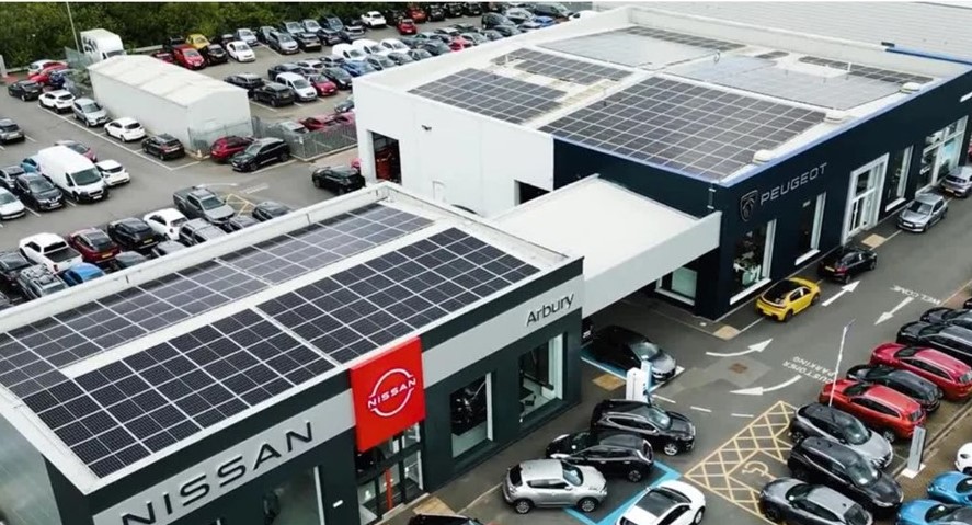 Arbury Group to install solar panels at four dealerships | Motor Trader