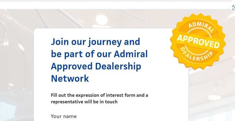 Admiral to set up UK motor finance approved dealership network | Motor ...