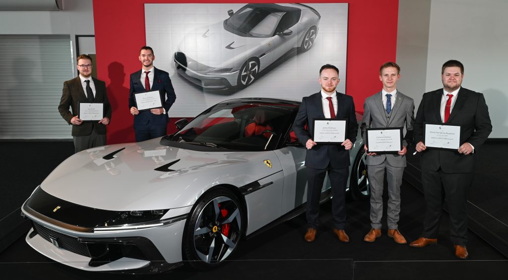Ferrari holds graduation ceremony at Silverstone for new apprentices ...