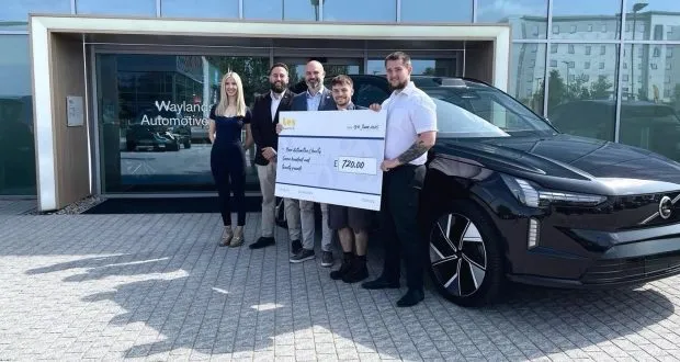 Waylands Volvo Reading donates to Ben charity | Motor Trader