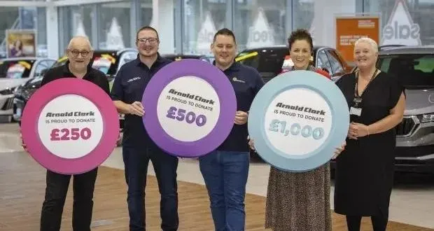 Arnold Clark donates over £10,000 to local charities | Motor Trader