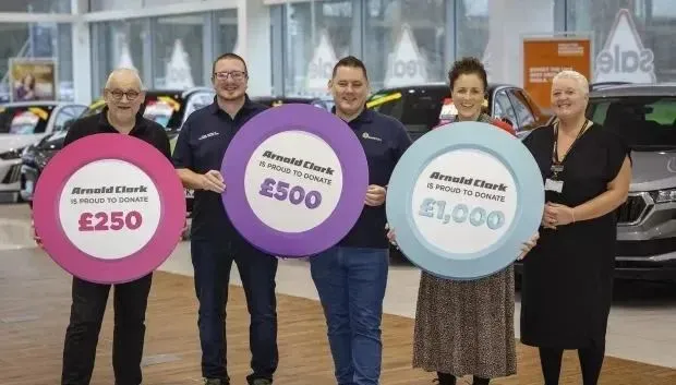 Arnold Clark donates over £10,000 to local charities | Motor Trader