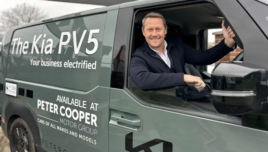 Peter Cooper Motor Group sells Kia PBV at Hedge End dealership | Motor ...