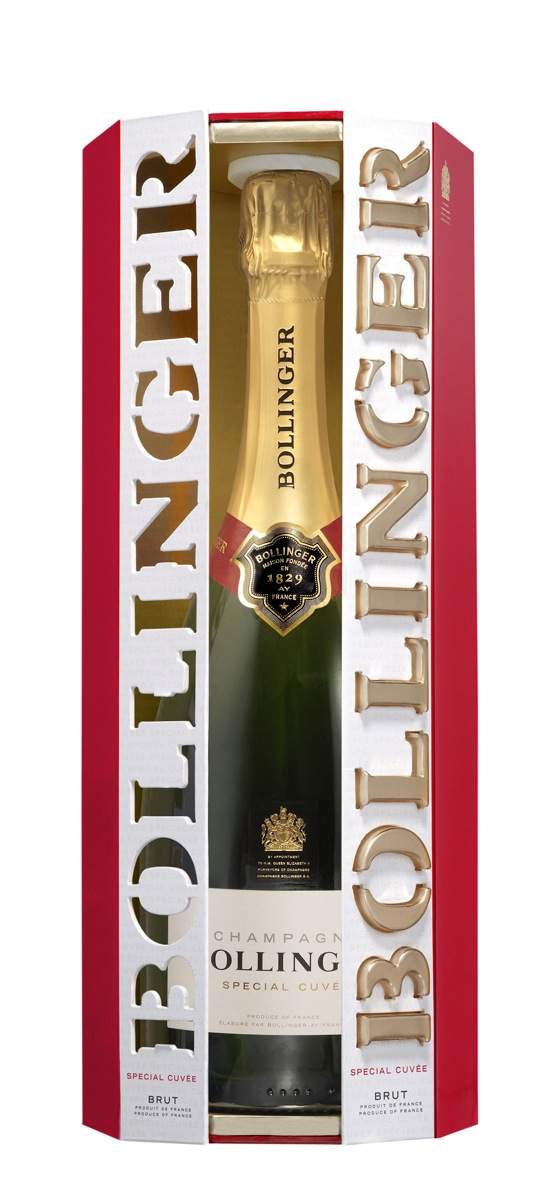 Champagne Bollinger and World Duty Free launch gift-box