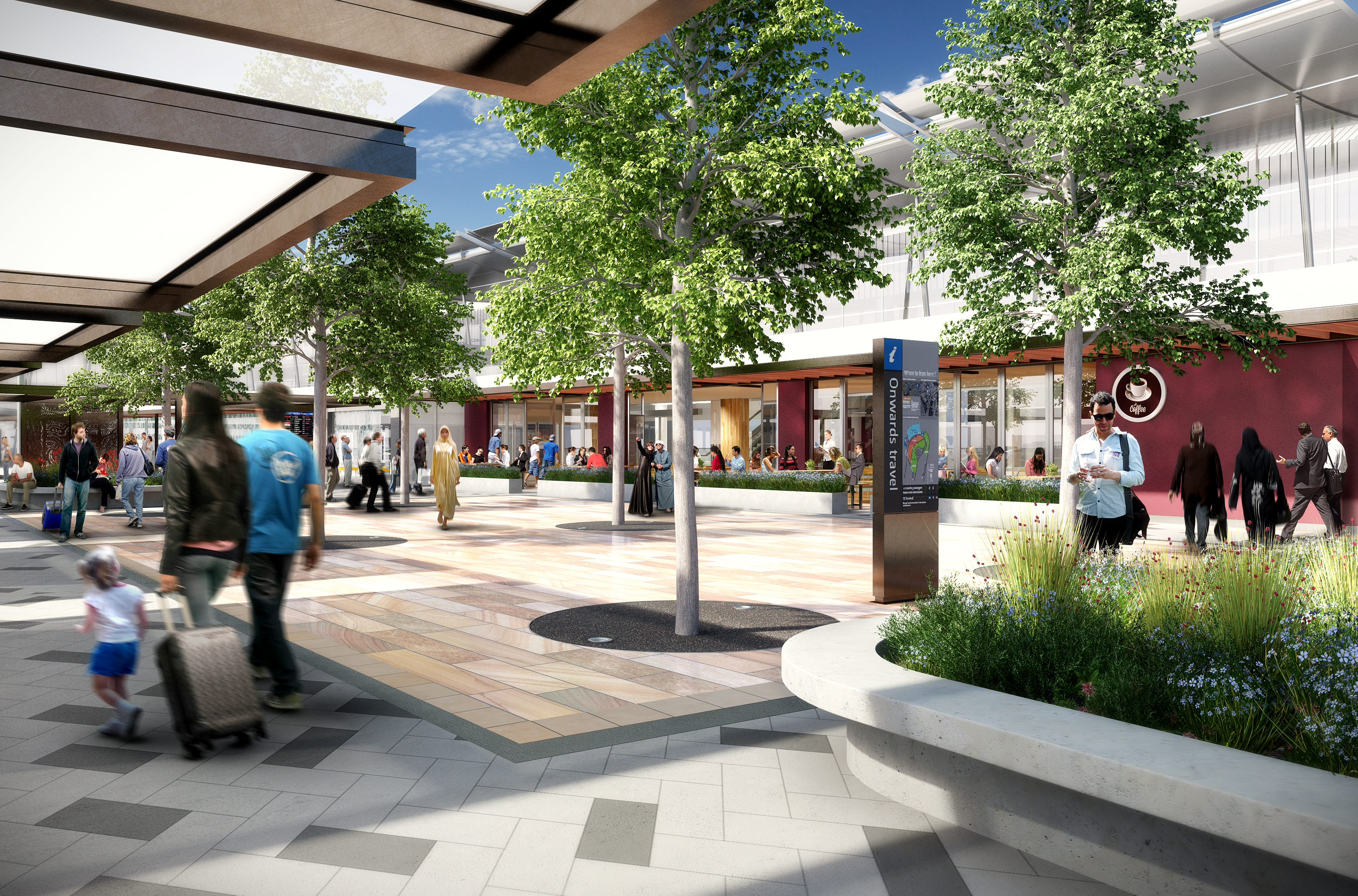 Perth airport to present new $54m T1 forecourt and retail hub