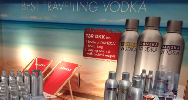 Heinemann and Danzka vodka bring summer to Copenhagen airport