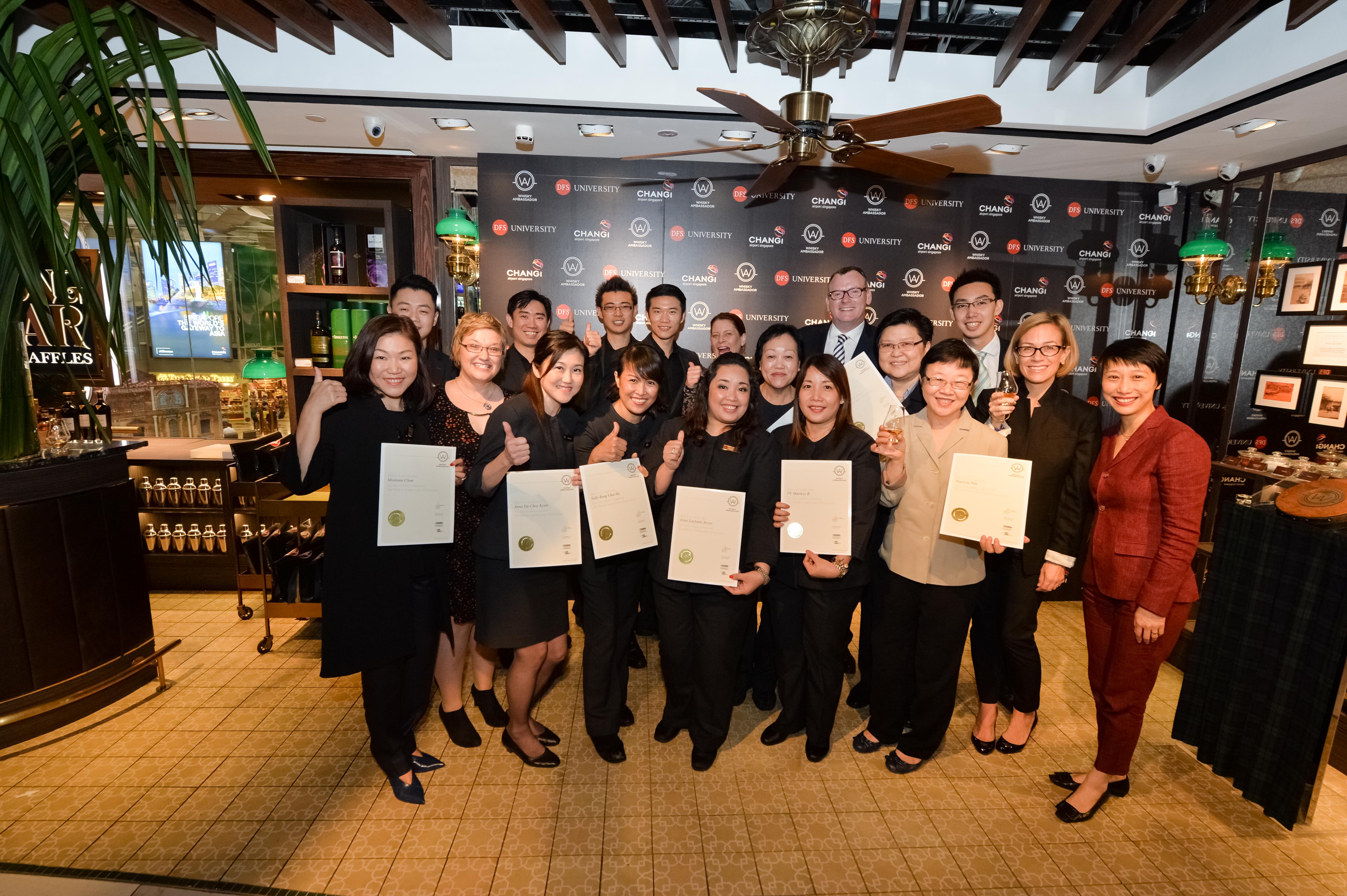 DFS Changi receives Whisky Ambassador accreditation