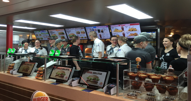 Tallink opens first floating Burger King