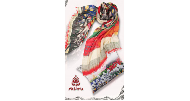 Pashma celebrates Schiphol centenary with exclusive scarf
