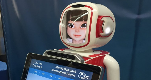 Silicon Valley airport gets new robot customer service agents