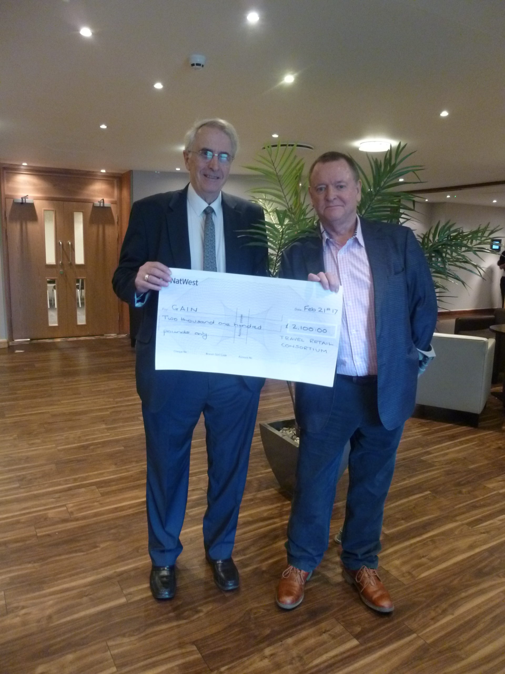 Travel Retail Consortium raises donations for nominated charity