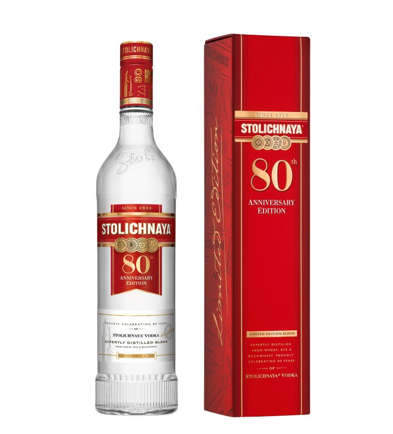 Limited edition 80th anniversary Stoli vodka unveiled