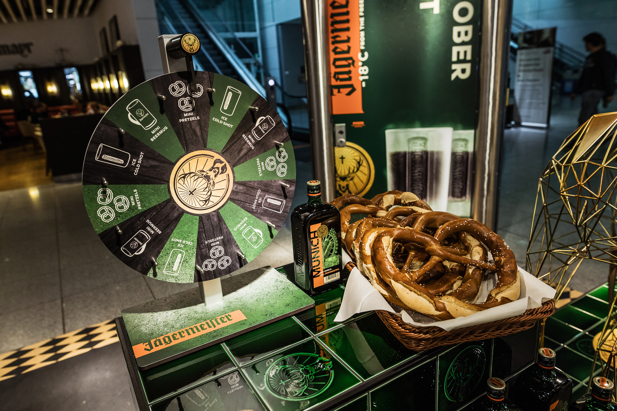 Jägermeister installation brings Oktoberfest to Munich Airport