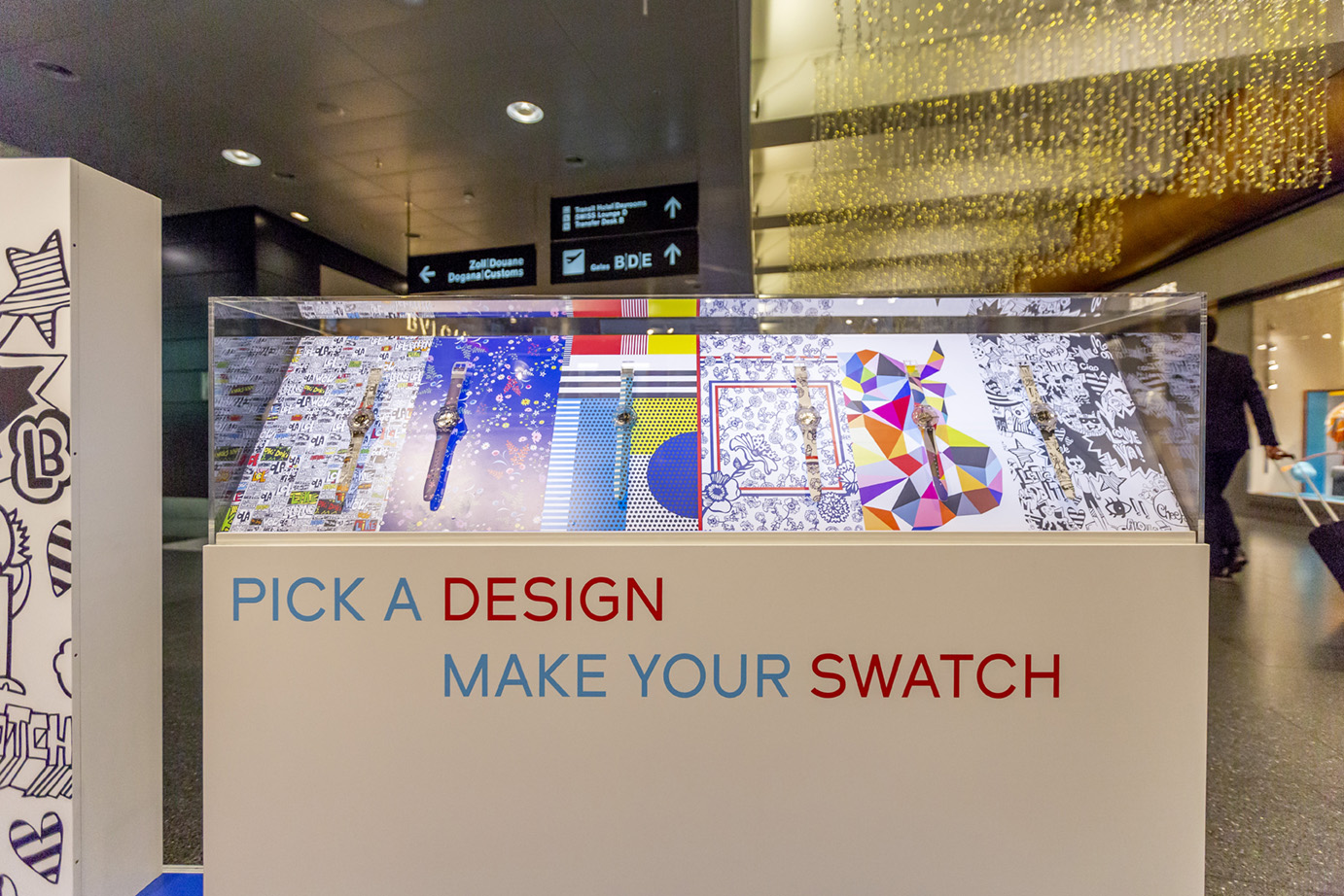 Swatch trials Make it Your Swatch pop-up at Zurich Airport