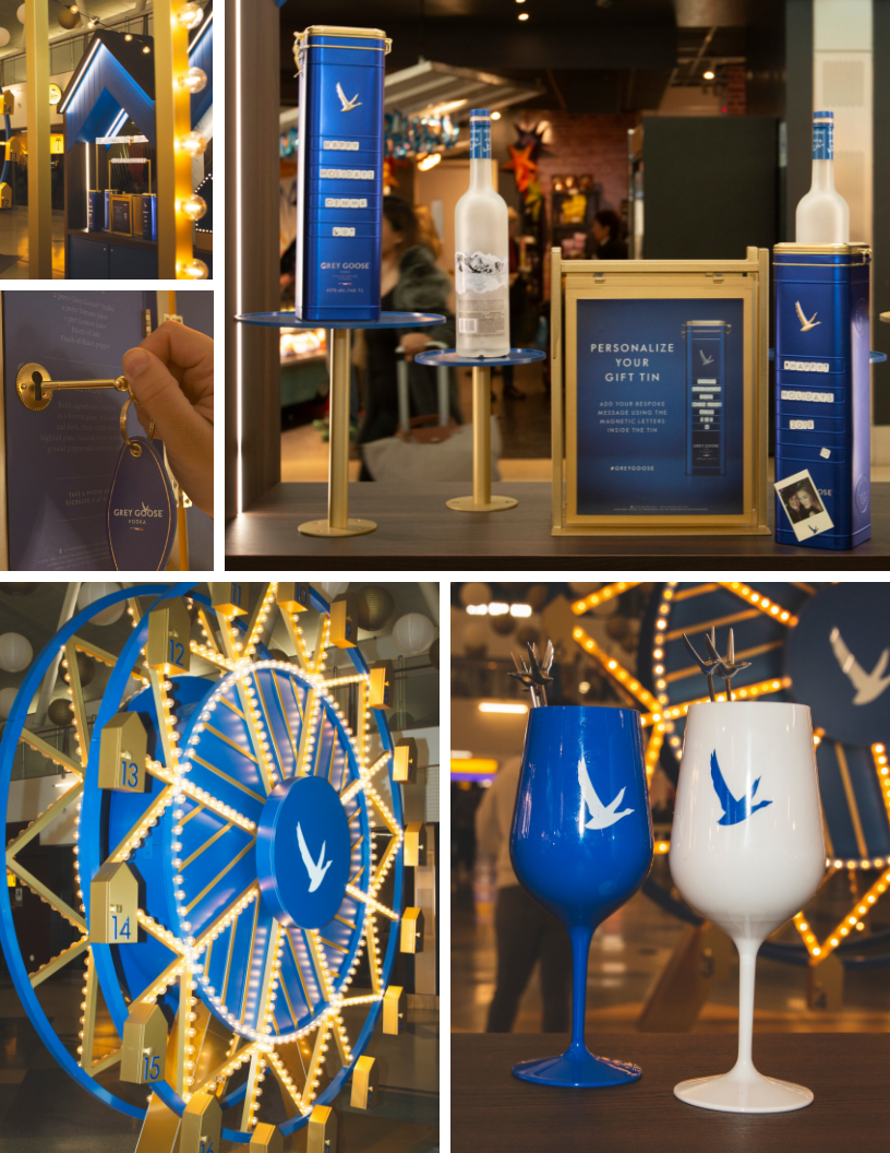 Grey Goose pop-up brings festive cheer to JFK Terminal 4