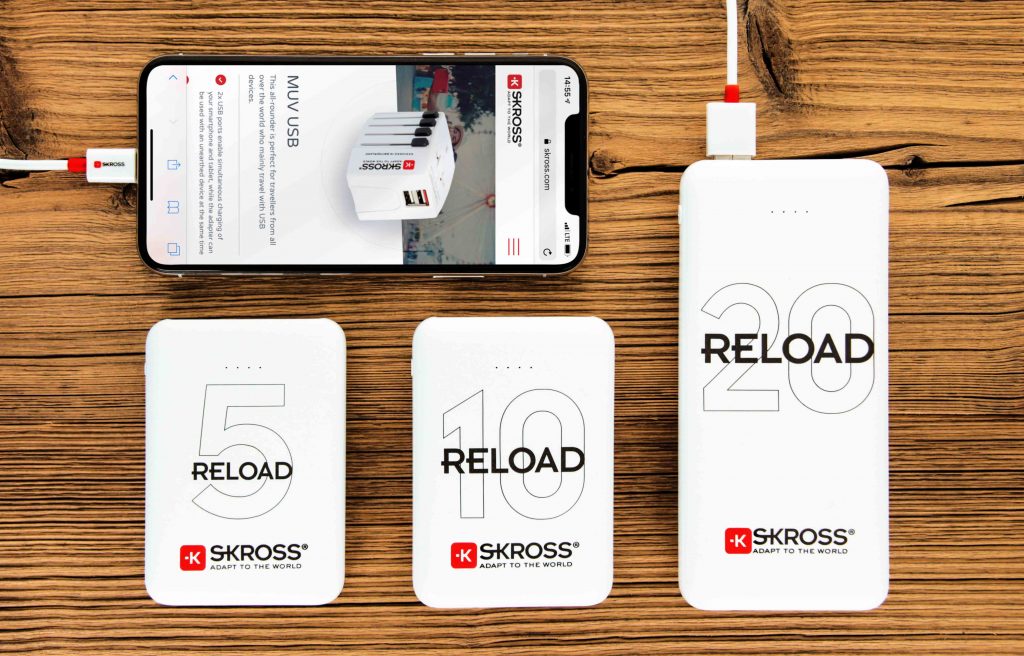 Skross announces new range of power banks to be sold in duty free
