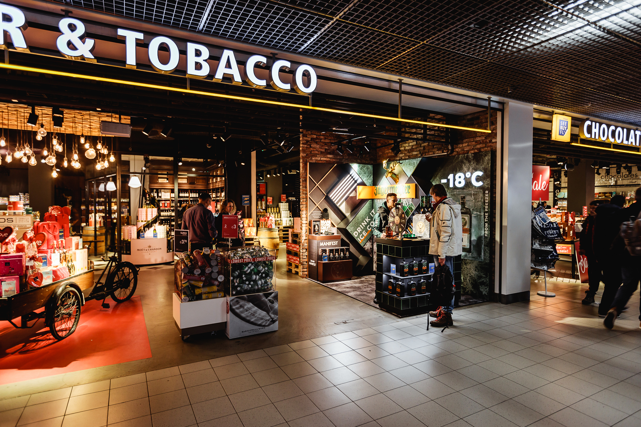 Jägermeister serves up an Ice Cold GTR activation at Amsterdam Schiphol