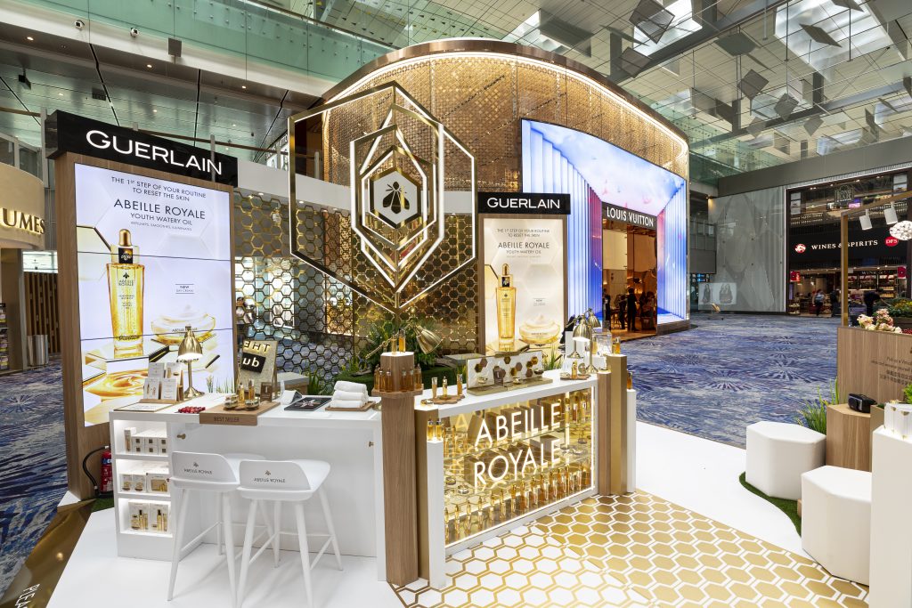 Guerlain taps Shilla for innovative three-axis pop-up at Changi T3