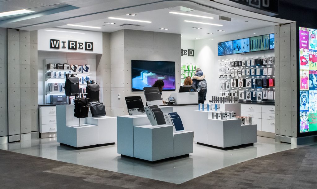 Stellar Partners unveils first permanent Wired store at Newark Airport
