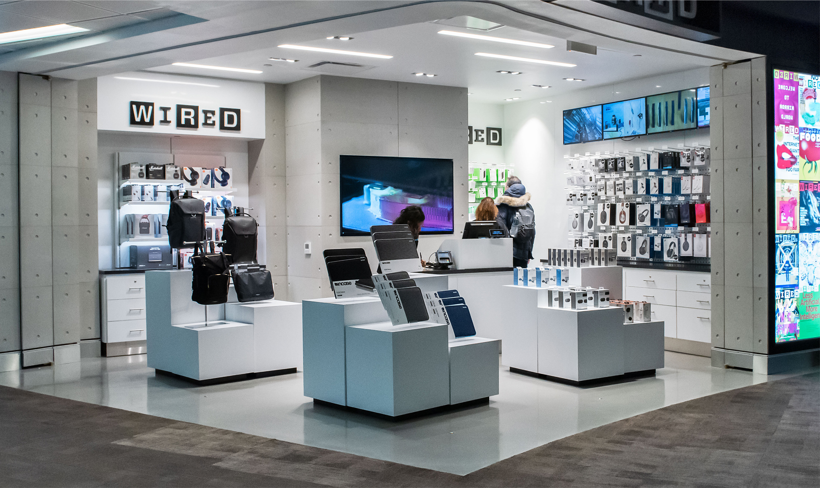 Stellar Partners unveils first permanent Wired store at Newark Airport