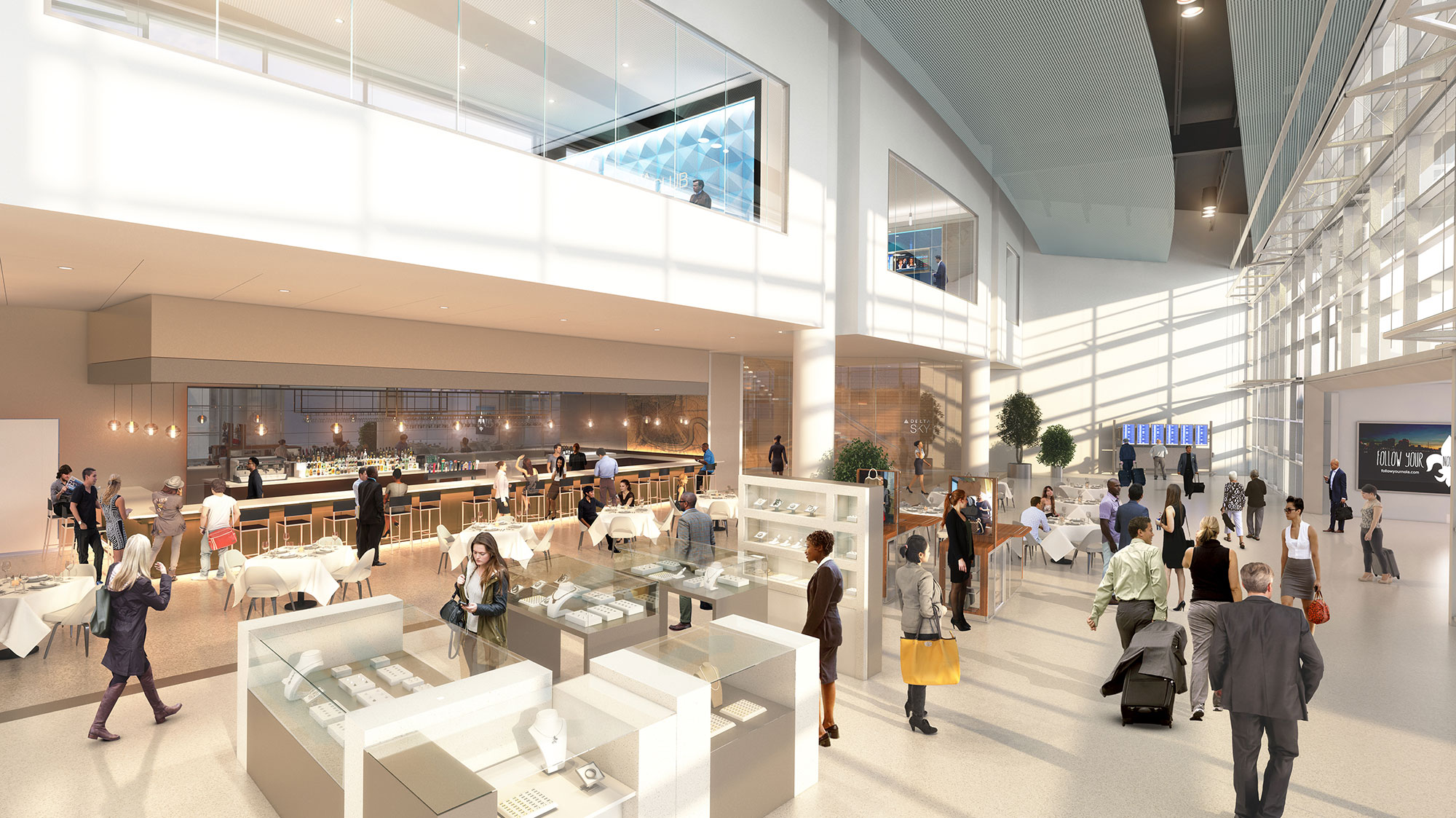 New Orleans airport opens up airside concessions to non-fliers