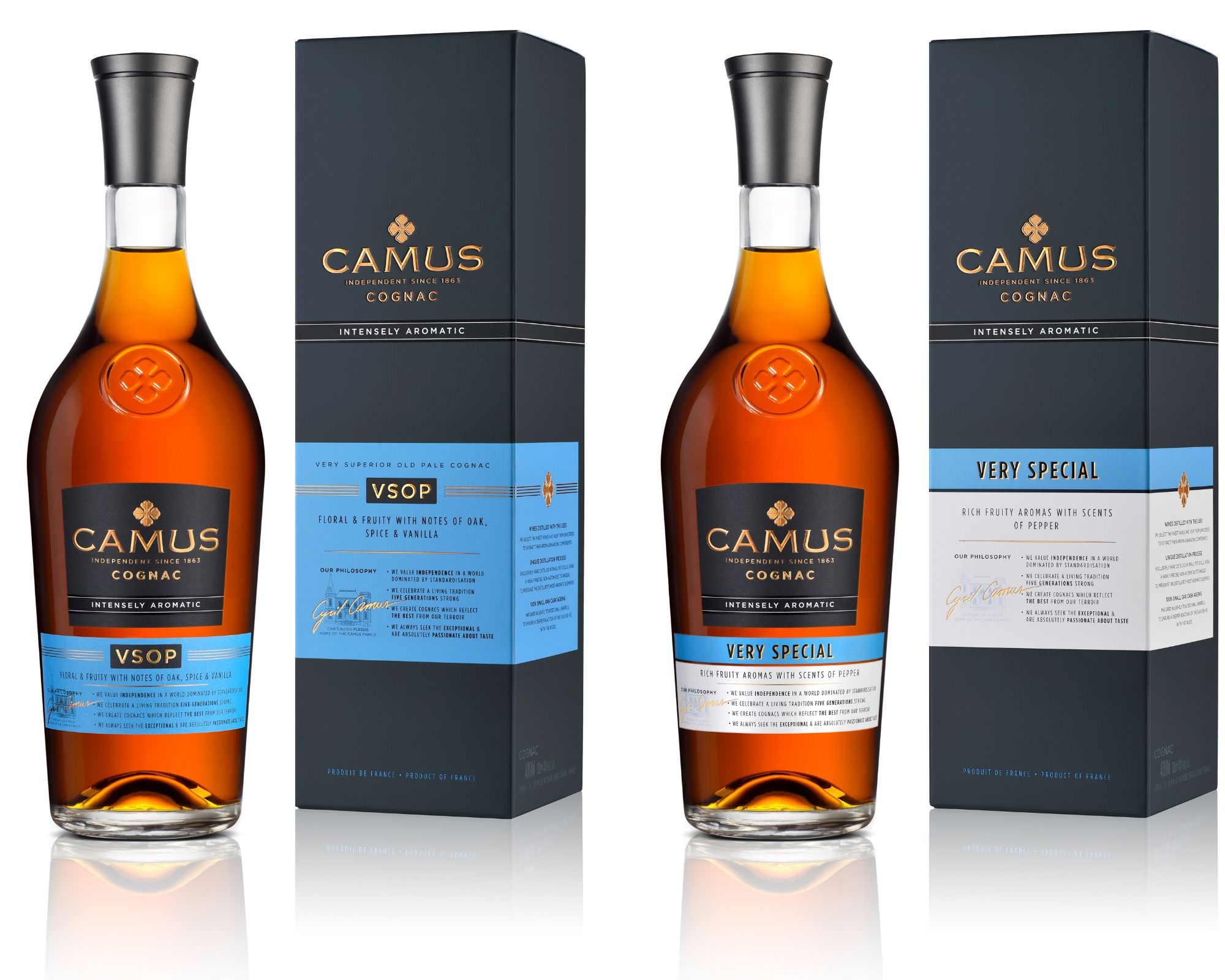Camus launches 'most intensive' range of aromatic Cognacs