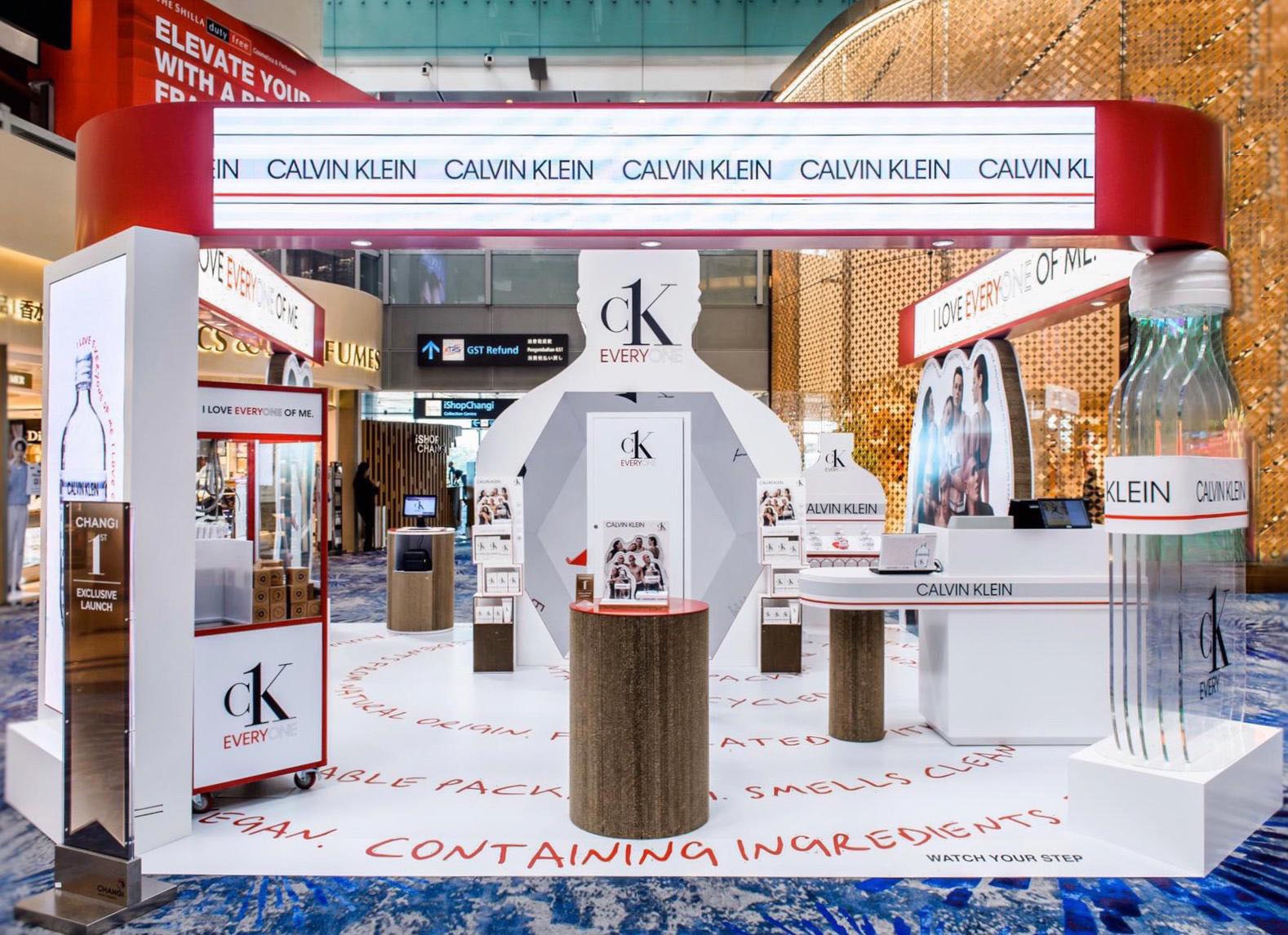Calvin Klein unveils exclusive travel retail pop-up at Changi