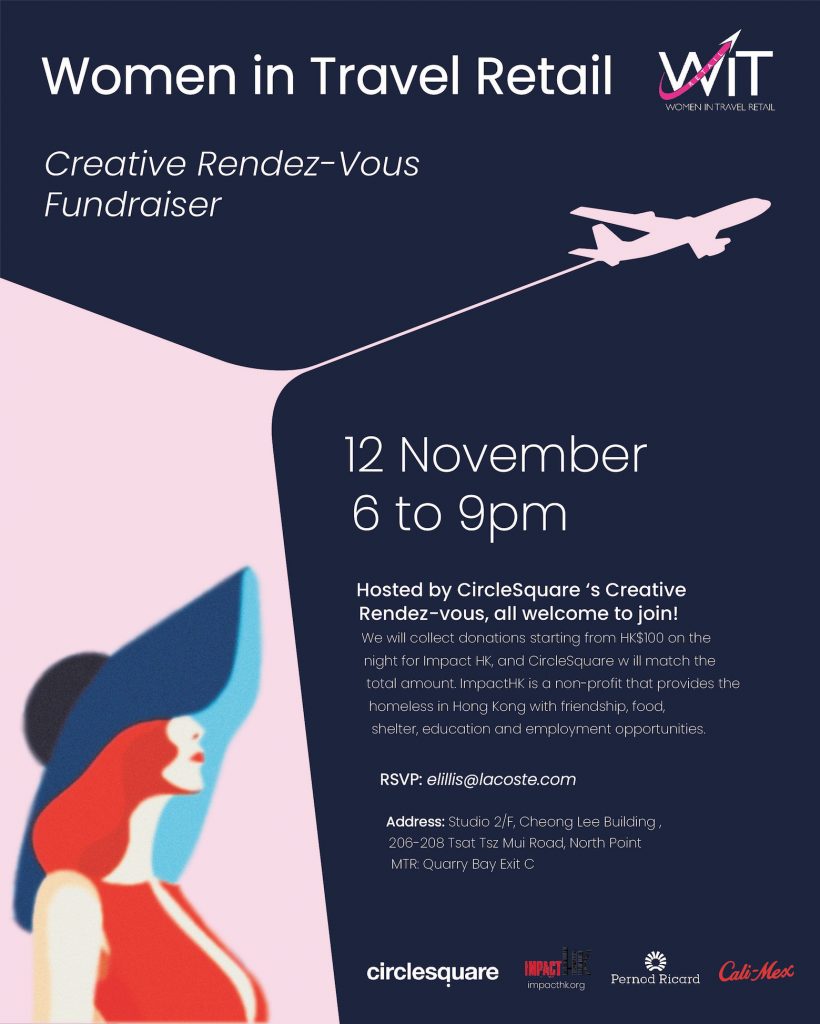CircleSquare to host Women in Travel Retail fundraiser event in Hong Kong