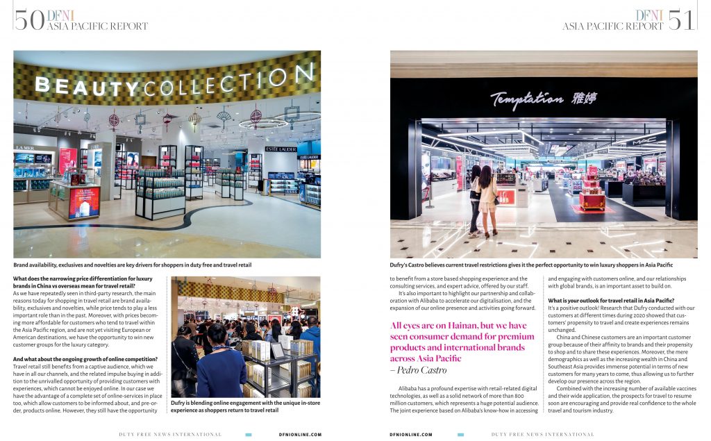 Dufry talks ‘strong demand’ for luxury and iconic products in Asia