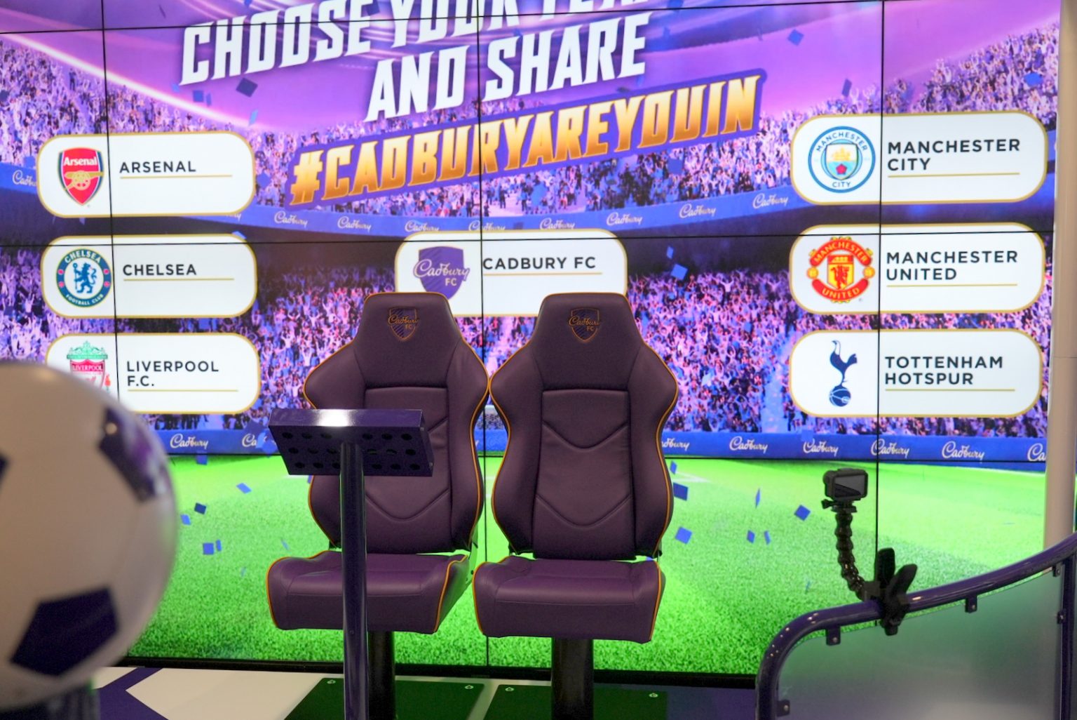 Mondelez WTR unveils exclusive Cadburys FC Dugout activation with World ...