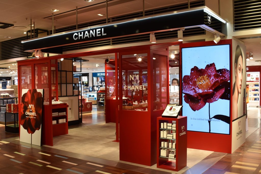 Chanel unveils Red Camellia line in European travel retail