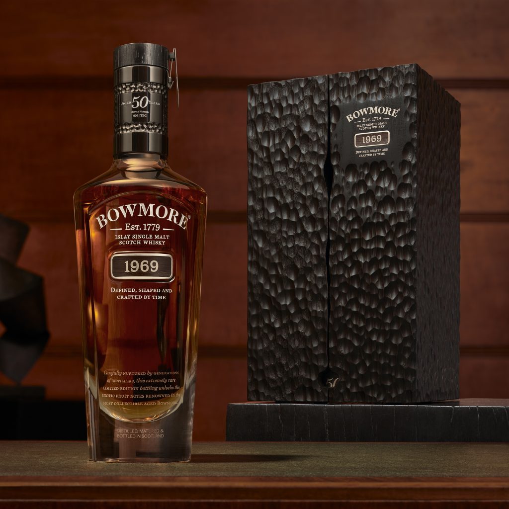 Bowmore launches rare and limited edition 50 year old 1969 release
