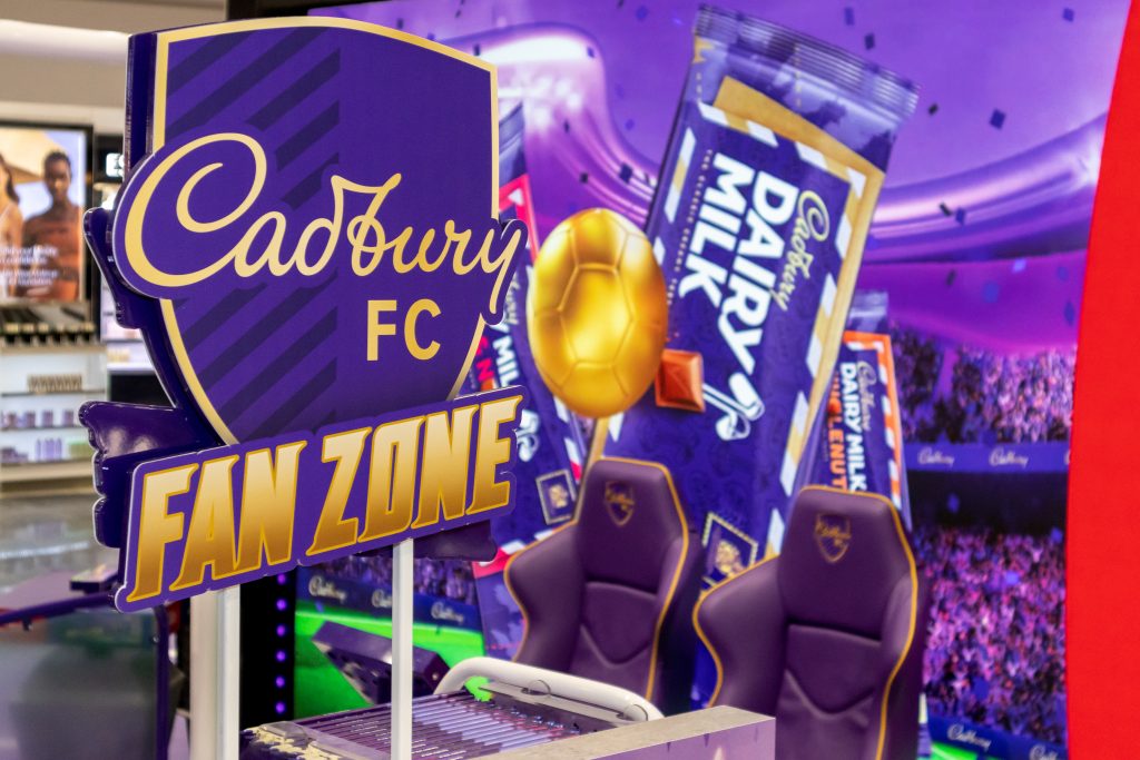 Mondelez WTR and Stansted team up for Cadbury FC tour activation