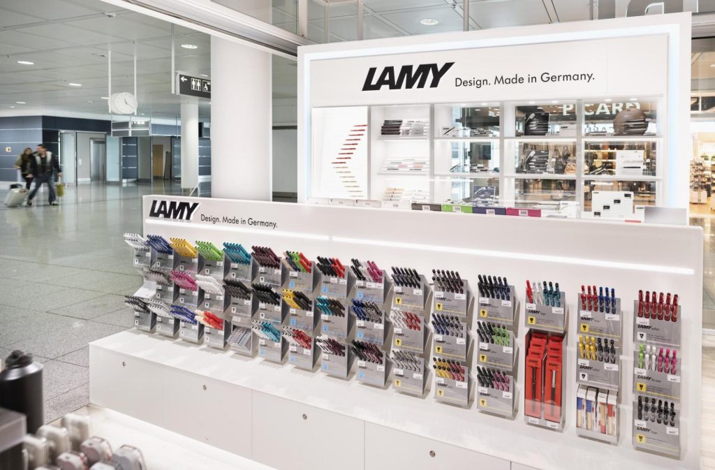 Lamy shop-in-shop opens at new Tripidi store at Munich airport