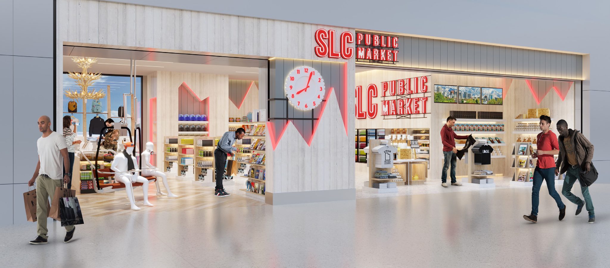 Salt Lake City airport unveils new retail offer as redevelopment continues