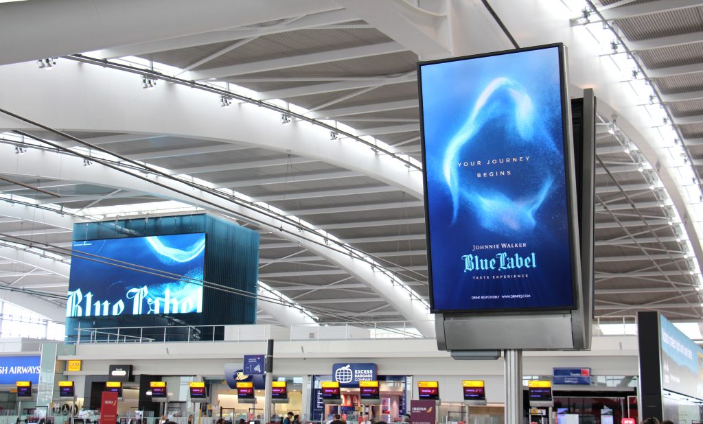Diageo opens Johnnie Walker Blue Label pop-up at Heathrow T5