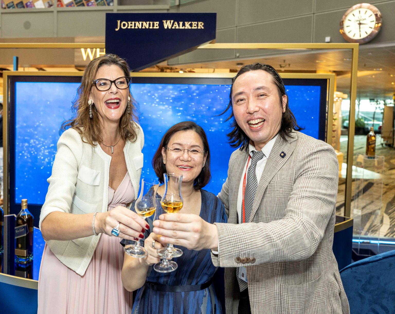 Diageo Global Travel launches Johnnie Walker Blue Label pop-up in Changi Airport
