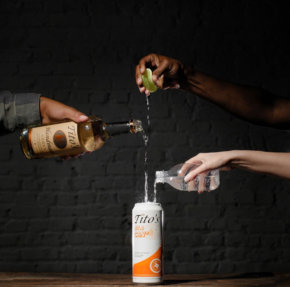 Tito's Handmade Vodka unveils Tito’s in a Can: Refillable, reusable & empty