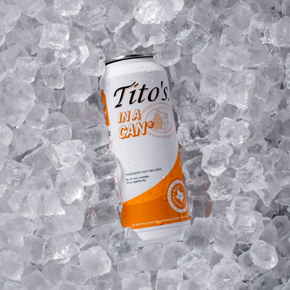 Tito's Handmade Vodka unveils Tito’s in a Can: Refillable, reusable & empty