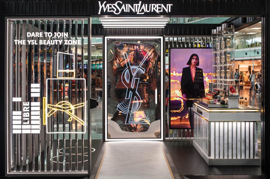 YSL creates first Beauty Zone pop-up at Barcelona Airport
