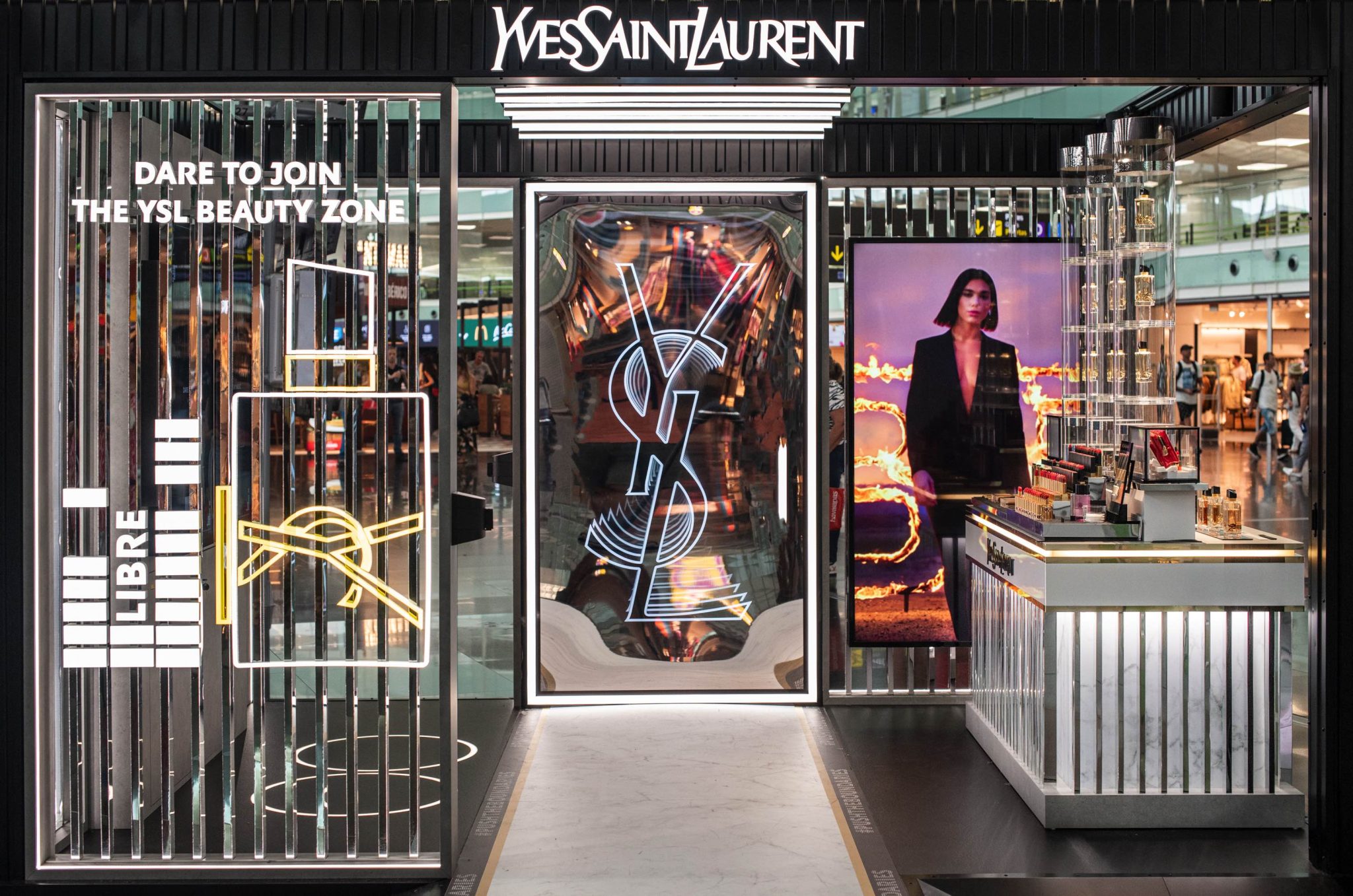 YSL creates first Beauty Zone pop-up at Barcelona Airport