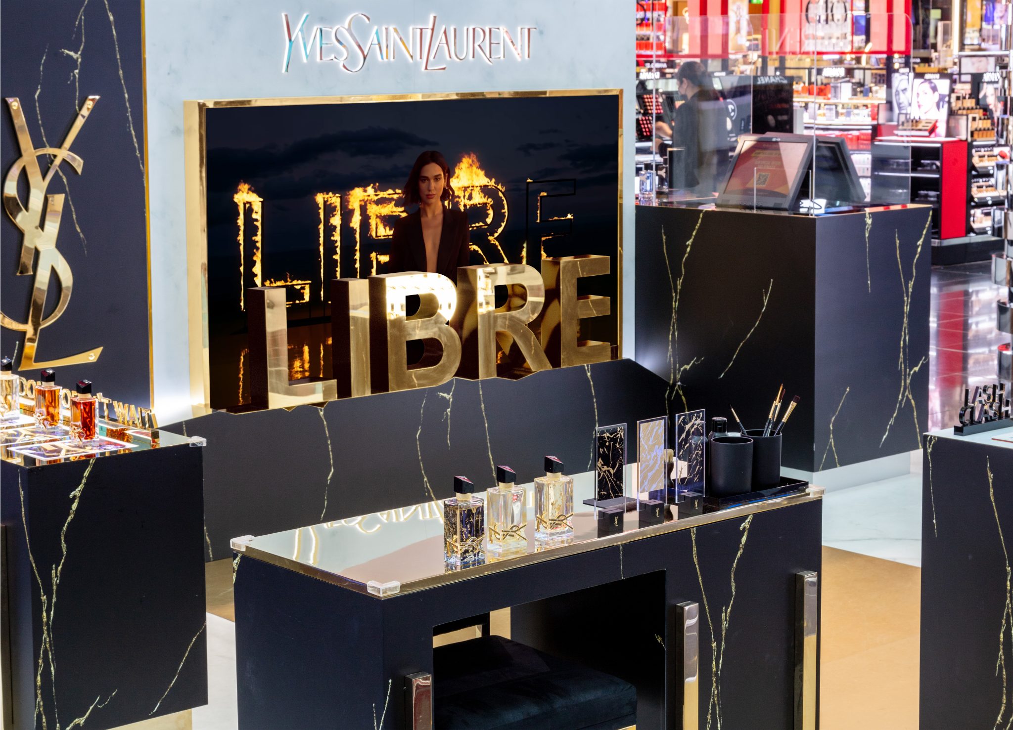 YSL Beauty celebrates freedom with Libre campaign at Dubai Duty Free