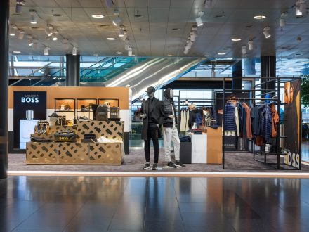 Boss opens latest pop-up store at Zurich Airport