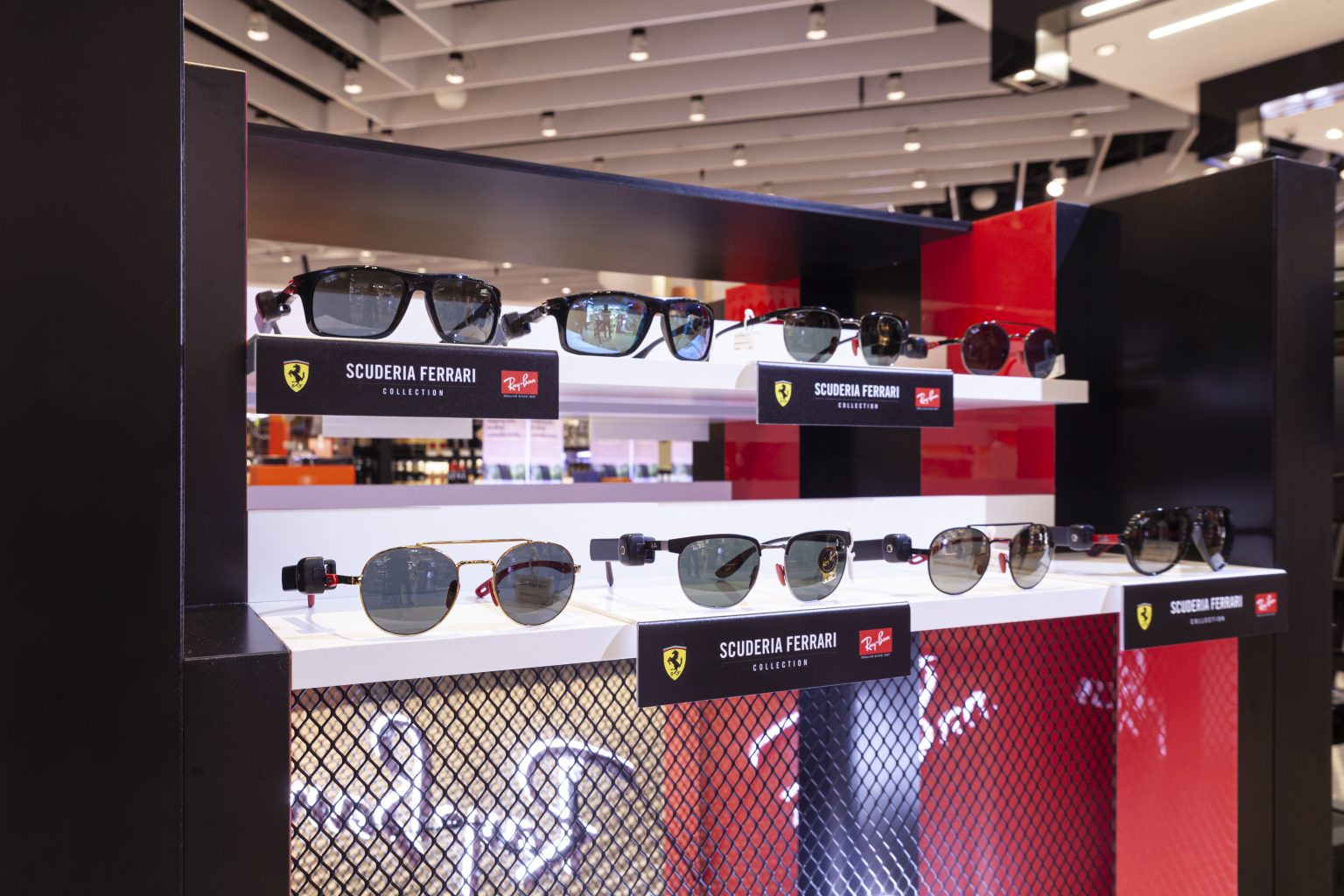 EssilorLuxottica and Dufry partner on Ray-Ban for Scuderia Ferrari ...
