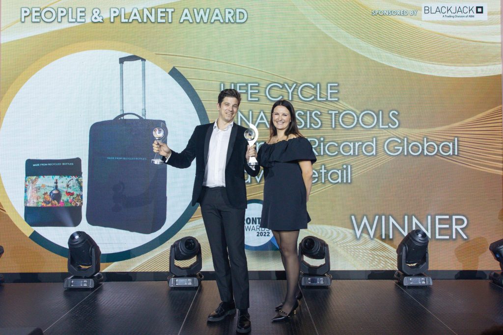 Pernod Ricard Global Travel Retail wins inaugural People & Planet Frontier Award